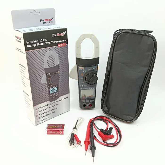 MarMonix MCA 212 AC/DC Clamp Meter | 1200A True RMS